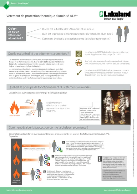 ALM Info Sheet FR | Guide | Lakeland Industries Global PPE